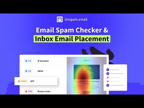 Best Email Spam Checker, Test the Email Deliverability with Unspam.email