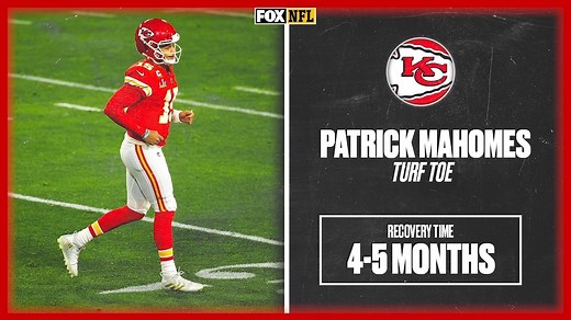 16K views · 183 reactions | “Recovery time from this type of surgery is about 4 - 5 months.” Sports Doc Matt provides insight on The Kansas City Chiefs QB Patrick Mahomes turf toe injury and surgery. | NFL on FOX | Facebook