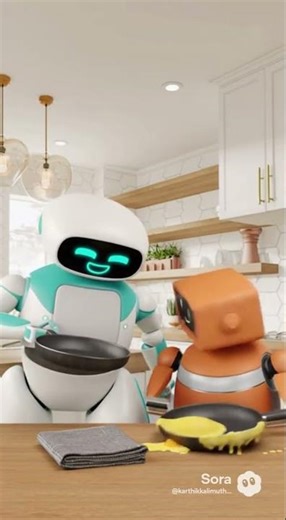 Hilarious Robot Household Chores — Omelettes, Laundry & Juice! 🤖😂