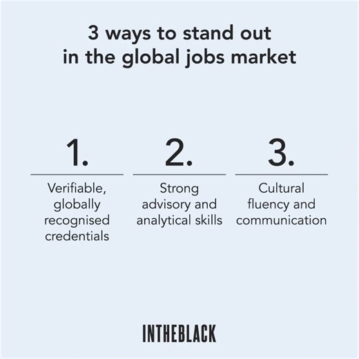 🌍 Want to pursue an international career? Here’s how. ✈️💼 These experts share practical strategies to highlight your skills ✅ — plus how to address employer concerns about hiring internationally 🌐 and keeping your credentials current and verifiable 📜. 👩‍💼 Nicole Gorton, Executive Recruitment Director, Robert Half 👨‍💼 David George, Senior Managing Director, Australia, Page Group 👩‍🎓 Dr Asheley Jones, Chief Learning and Innovation Officer, CPA Australia 📊 According to the World Economic