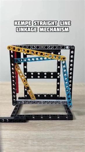 Bricks Master Builders on Instagram: "Kempe Straight Line Linkage Mechanism #lego #legotechnic #technic #mechanism #mechanical"