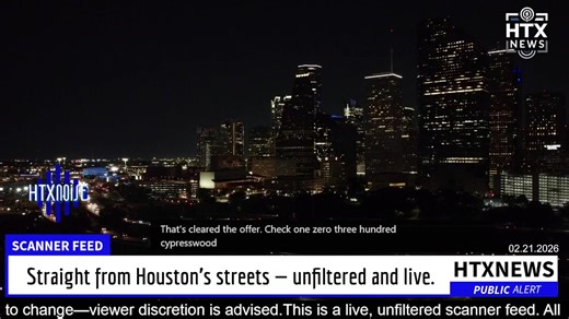 A real-time stream of police, fire, and EMS radio traffic from across the Houston area. The audio is raw and uncut, shared exactly as it comes through. Please remember: All information heard is unconfirmed, unverified, and may change as situations evolve. Viewer discretion is advised. I’ll be monitoring the feed closely and posting updates in the chat. Tune in and follow along with me as we track what’s happening across HTX in real time. Stay safe, Houston. #HTXNEWS #HouNews #HoustonScanner #HCS