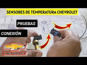 SENSOR TEMPERATURA CHEVROLET SONIC CRUZE TRACKER TRAX CAPTIVA ECT RTC PRUEBAS MEDICIONES ECOTEC GM