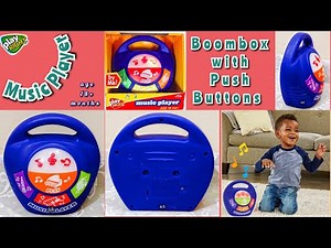 Play Right Music 🎶 Player Boom Box with Push Buttons (Preloved Toy)
