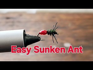 Fly tying tutorial - this sinking ant will net you fish!