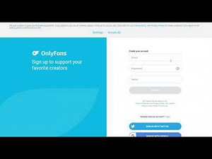 OnlyFans- registration. How To Sign Up Create OnlyFans Account?
