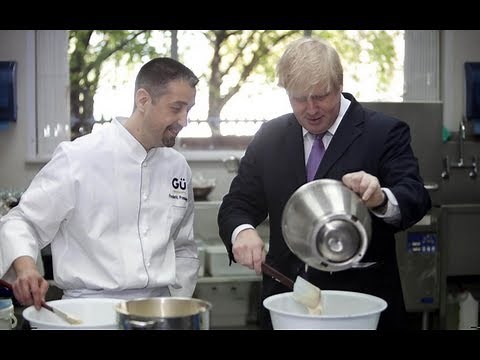 Boris shows off his patisserie skills
