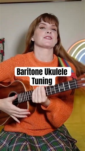 Baritone ukulele tuning sounds like this #baritoneukulele #baritone #holidaysonshorts