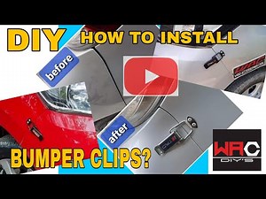 How To Install A Bumper Clips?(DIY)