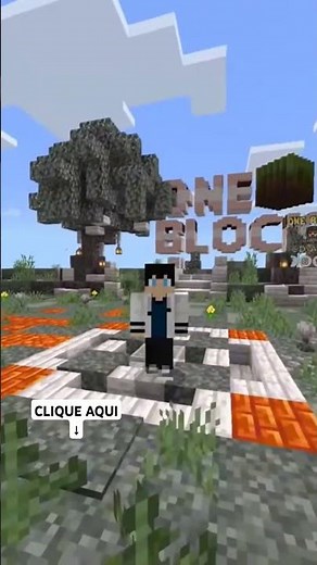 Como Baixar e Instalar Mapa One Block Para Minecraft PE 1.21 #shorts #short #minectaft