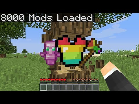 Minecraft Randomizer but with 8,000 mods...