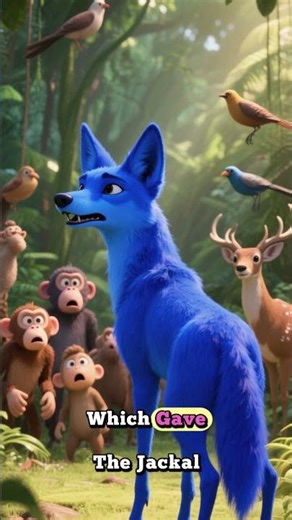 The Blue Jackal #moralstory #lifelesson #inspirationalstory #positivevibes #animalstory #shortstory