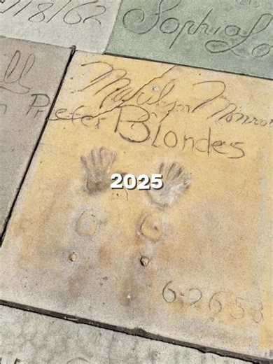 Marilyn Monroe & Jane Russell Handprints — From 1953 to 2025