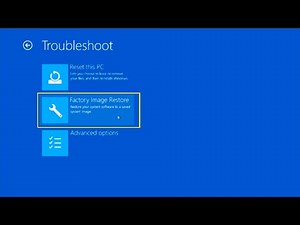 Factory Image Restore