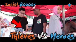 If something seems amiss but it's not happening to you, would you still step up? Heroes vs Thieves, let's see if our friends are vigilant to take notice and stand up to what is right! What would you would do if you saw this happening? | The Hidden Good