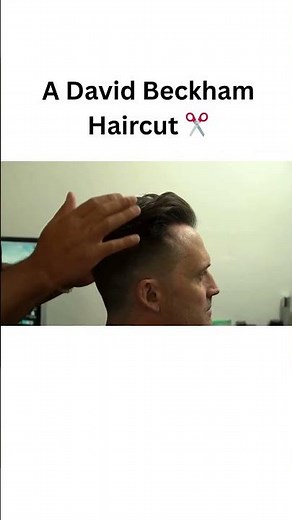 How To Cut a David Beckham Hairdo ✂️ | Scissor Over Comb Men’s Hair Tutorial 💈