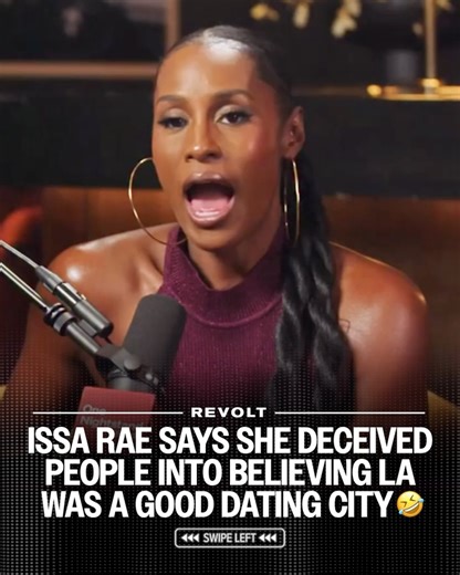 REVOLT on Instagram: "Insecure really gave people hope 😂😭 In her interview with @bustle, Issa Rae revealed how she romanticized the LA dating scene in her hit HBO series."