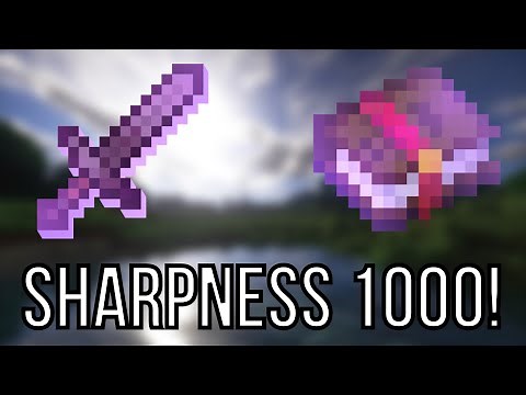 How to get SHARPNESS 1000 in Minecraft Bedrock