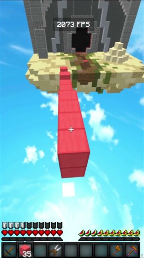 😱 TELLY BRIDGE is OP #minecraft