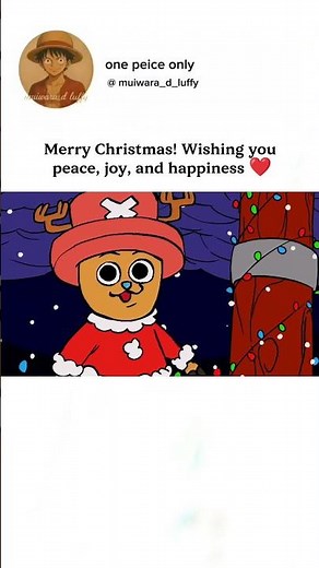 Merry Christmas! Wishing you peace, joy, and happiness❤️ #ytshorts #onepiece #merrychristmas