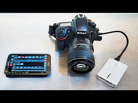 Nikon D810 - touch AF, wireless control via Smartphone