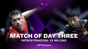 Absolute nail-biter! 🤯🥵 Enjoy the best of action from the epic thriller between 🇩🇪 Patrick Franziska & Ma Long 🇨🇳 at #WTTChampions More #WTTBudapest action 👉 Youtube.com/WTTGlobal Get your tickets 👉 bit.ly/3atZUz1 #WTT #TableTennis #PingPong #PatrickFranziska #MaLong | World Table Tennis