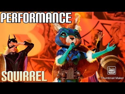 Squirrel Performs "Try" By P!nk | Masked Singer | S9 E4
