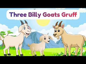 Three Billy Goats Gruff Story || Story in English || Short Story || Moral Story || Story for kids