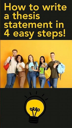Mastering THESIS Statements in 4 Easy Steps