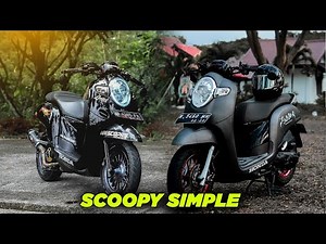 Kumpulan Modifikasi Scoopy Simple tapi Keren untuk Sunmori