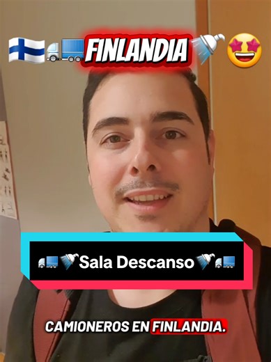 🇫🇮🚛🚿Mira esta sala de descanso para Camioneros en Finlandia. #cristobitagv #camioneros #finlandia #truckerlife #truckstop