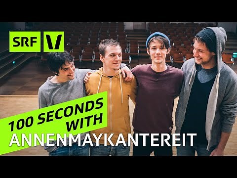 100 seconds with Annenmaykantereit | Interview | SRF