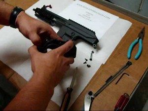 Red Lion Precision LLC Aluminum Forend / Handguard and Trigger Installation on Kel-Tec PLR 16 Part1