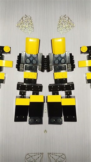 LEGO Bumblebee Transformation 🐝🤖 | Mini Transformer Build