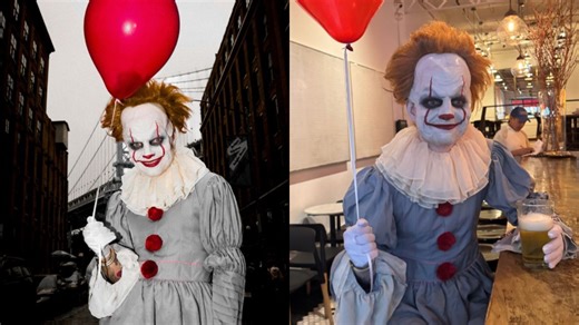 "He didn’t even need a wig": Fans react after Ed Sheeran dresses up as Pennywise for Halloween