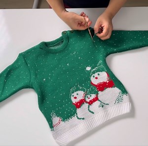 I cut the sweater that was too small for my baby and sewed a skirt and hat | Modelist/Terzi Hatice DEMİR