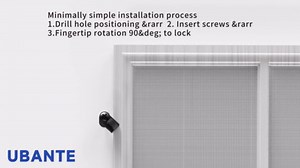 12 Pack 3/8 in Nylon Window Screen Clip with Screws Offset Window Clips for Fastens Winter Window Screens, Storm Windows, Storm Panels, Screen Door Clips with 12 Screws (Black)