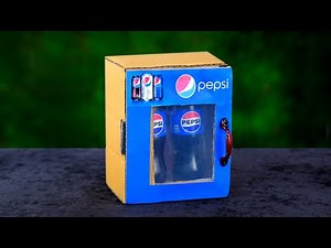 How to make mini Refrigerator at home using Cardboard / Making refrigerator / DIY refrigerator