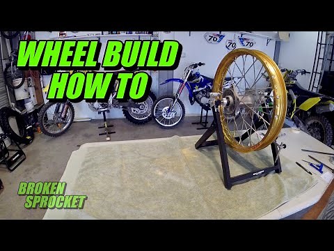 Epic dirt bike wheel build beginners guide.