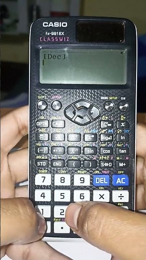 how to convert decimal to binary using Casio fx991EX Classwiz calculator #casio #calculator #shorts