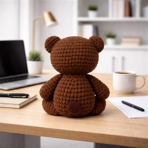 Crochet Teddy Bear Pattern | Easy Amigurumi Design (PDF Guide Download) - Etsy