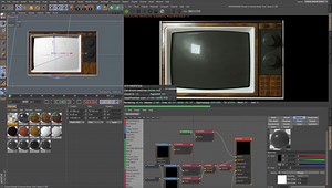 Retro TV Model and Texture Process