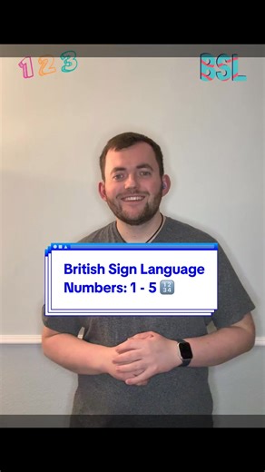 Today’s British Sign Language sign? Today’s sign is: #Numbers #1to5 #🔢 ! I share a new BSL sign every day – perfect for beginners, learners, and sign lovers! 🔍 P.S. I’m from the South of the UK, so some signs might be regional! Let’s celebrate language and inclusion together #BritishSignLanguage | The Deaf Chef