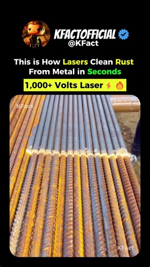 Laser Removes Rust Instantly with High-Voltage Power! ⚡🔥