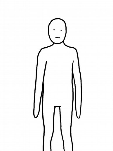 Dynamic Stick Figure Animation with Minimalistic Style