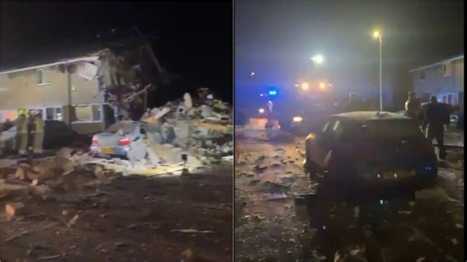 House 'completely destroyed' after huge explosion in Edinburgh