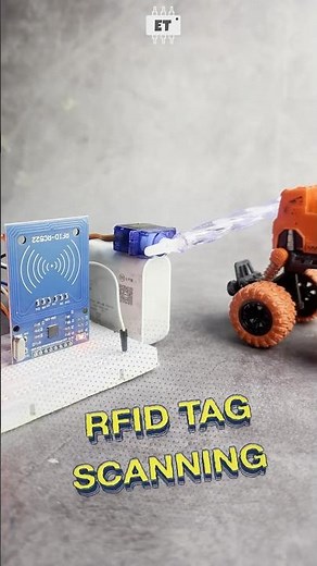 CAR ENTRANCE USING RFID READER #arduino #arduinodiy #smartparking