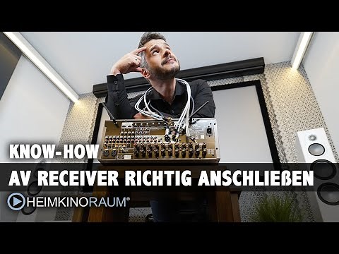 AV Receiver richtig anschließen - Erklärung, einfach, für Einsteiger