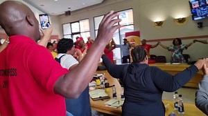 DENOSA Gender training enters Day Two in Pretoria. Day Two of the training workshop for all DENOSA provincial gender structures has gotten off on a high note at DENOSA Head Office in Pretoria this morning, with leaders breaking to a song "Oliver Tambo bamb'isandla sam" - an appeal song to Oliver Tambo to hold their hands as they lead through various challenges in the modern-day society. DENOSA 2nd Deputy President and COSATU National Gender Chairperson, Thandeka Msibi, is leading the occasion on