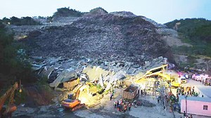 Fatal landfill collapse in the Philippines